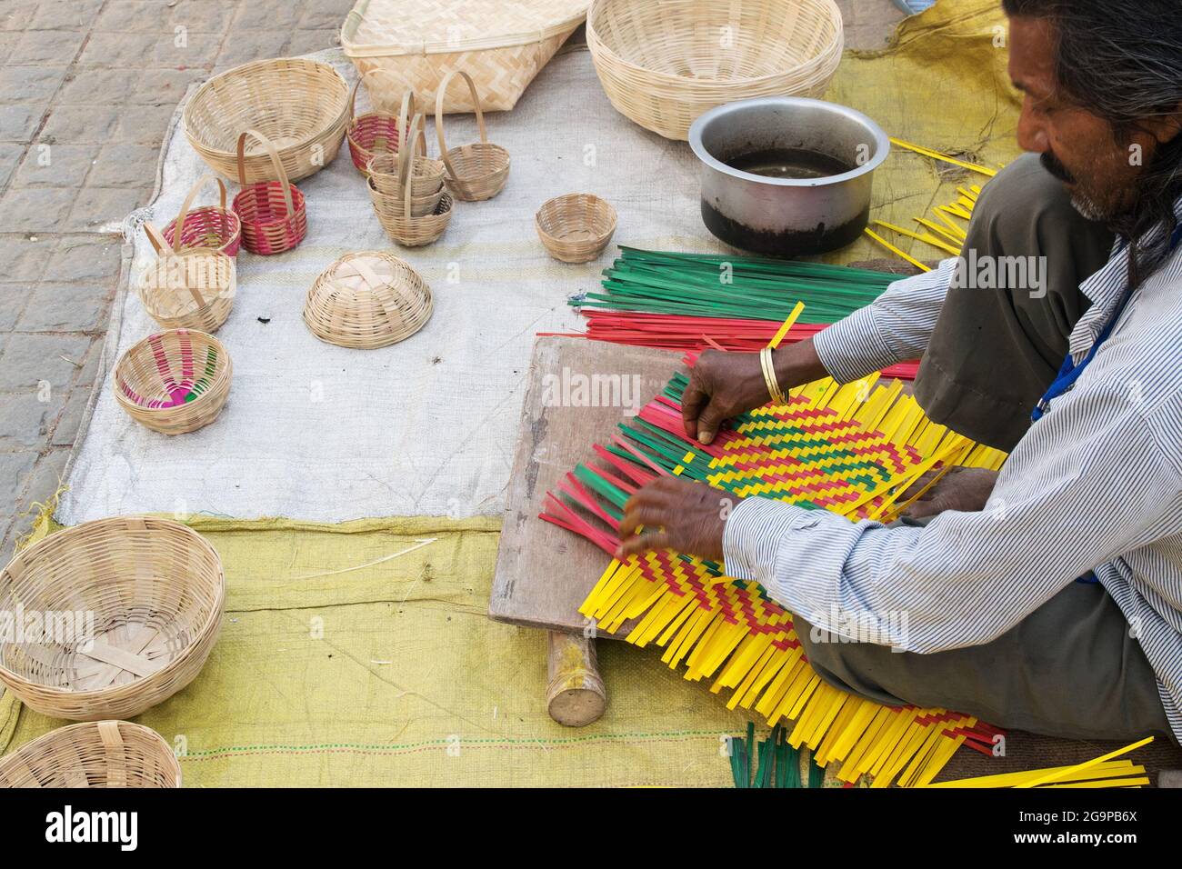 Handicraft Cane Baskets High Resolution Stock Photography and Images ...