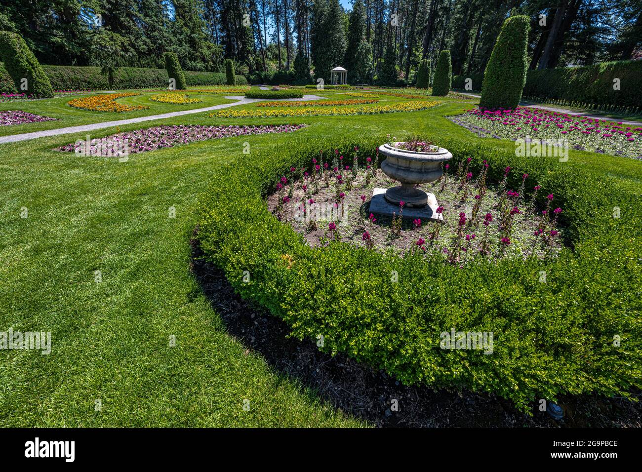 Duncan Garden in the Manito Park, Spokane, WA Stock Photo - Alamy