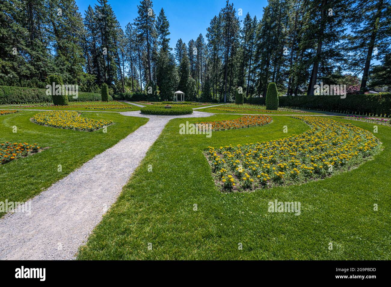 Duncan Garden in the Manito Park, Spokane, WA Stock Photo - Alamy