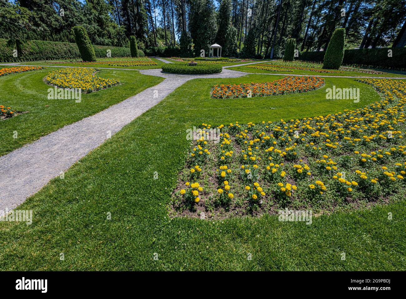 Duncan Garden in the Manito Park, Spokane, WA Stock Photo - Alamy