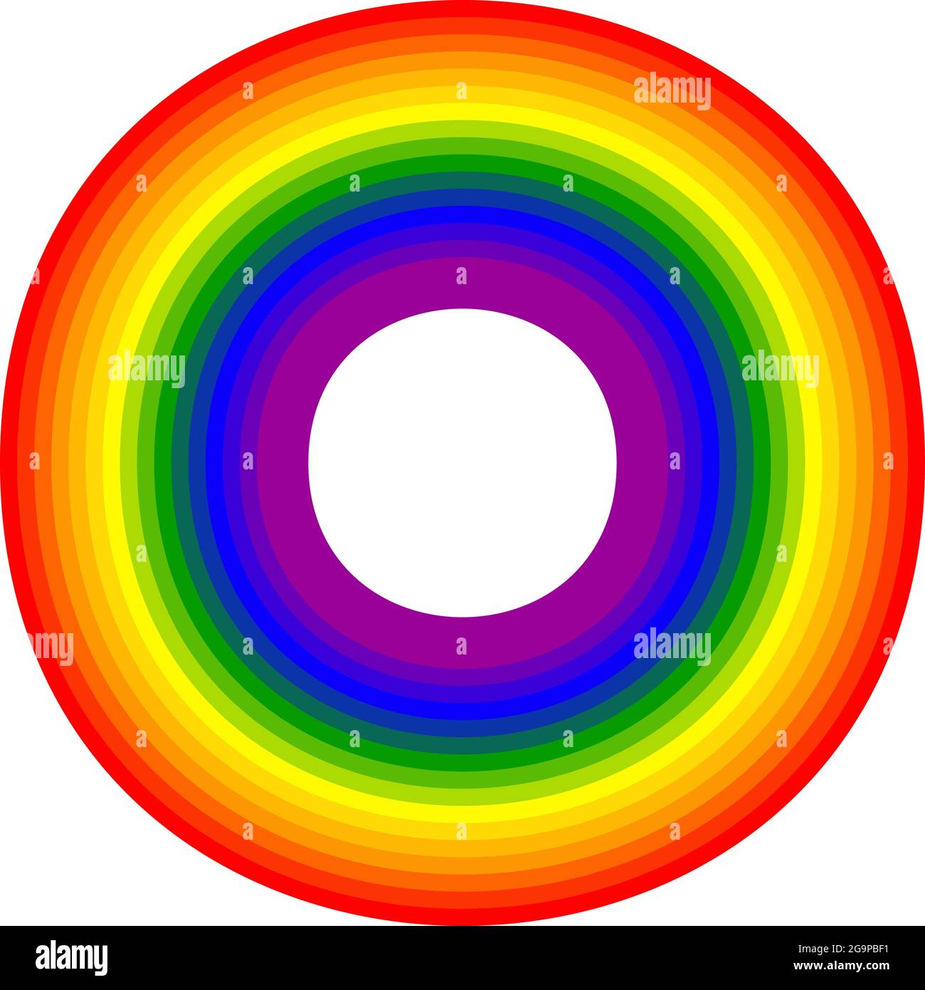 Rainbow abstract design element, icon – stock vector illustration, clip ...