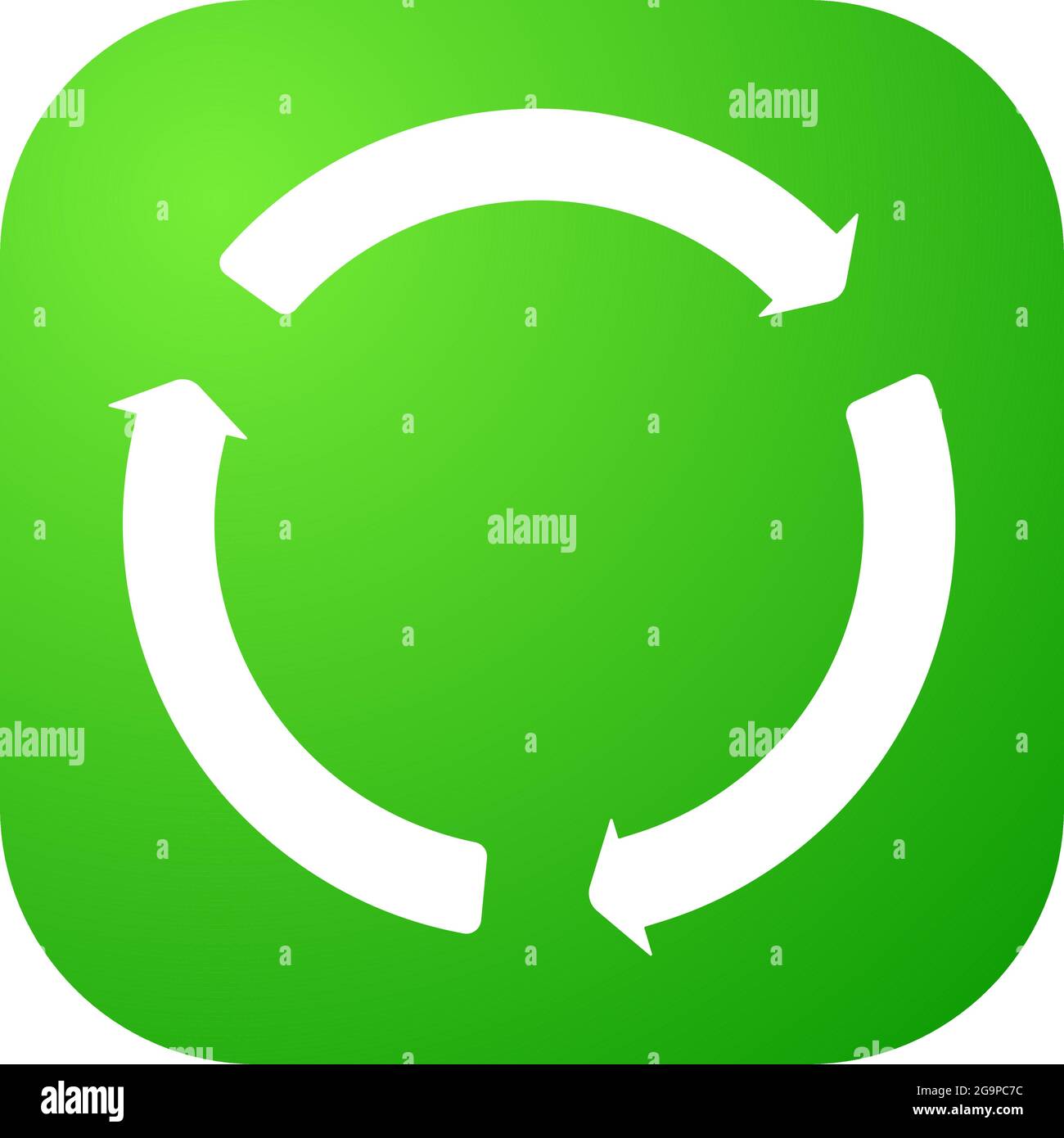 3 recycle arrows, circular pointers – stock vector illustration, clip ...