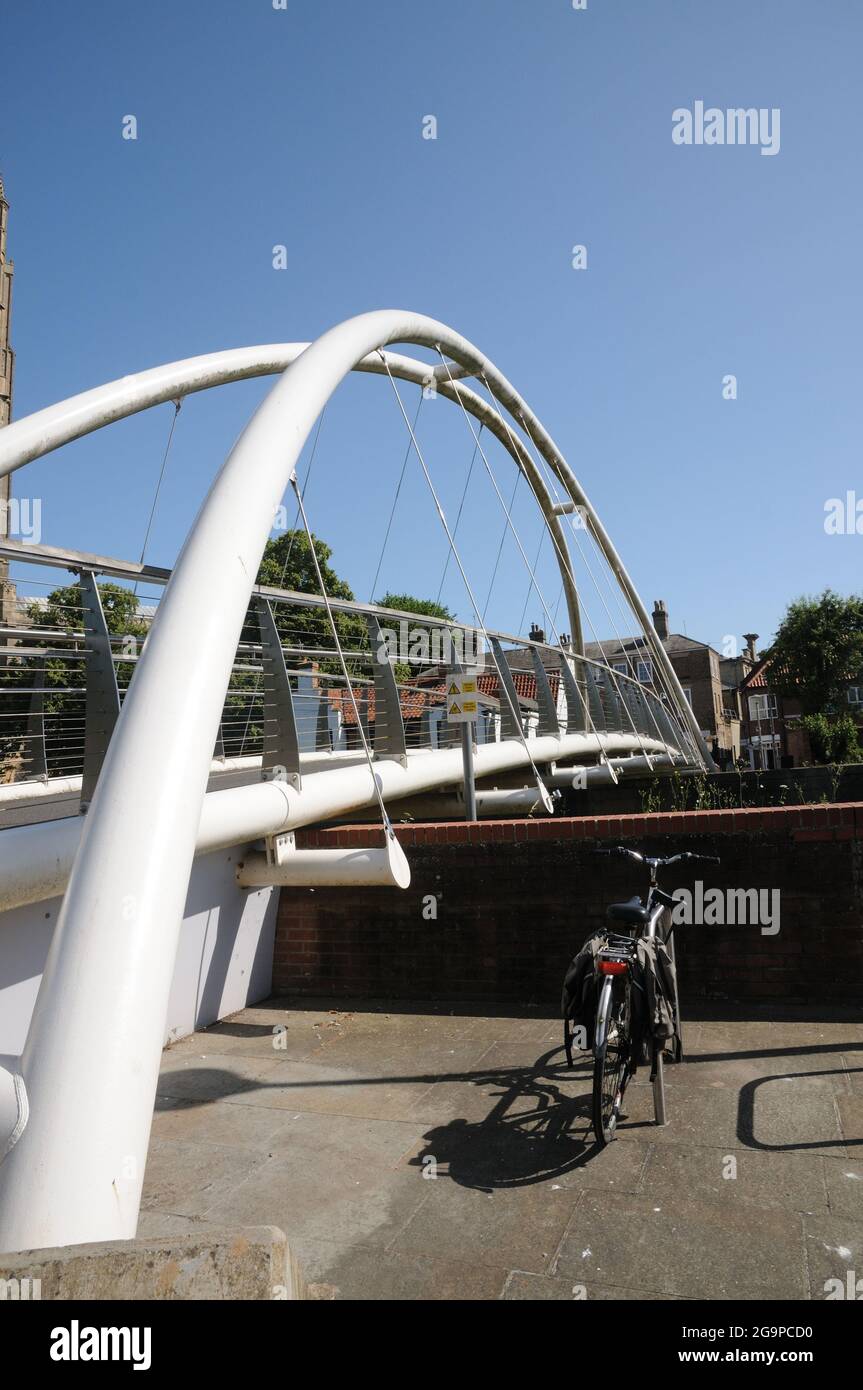 St Botolph's Foot Bridge, Boston, Lincolnshire Stock Photo - Alamy