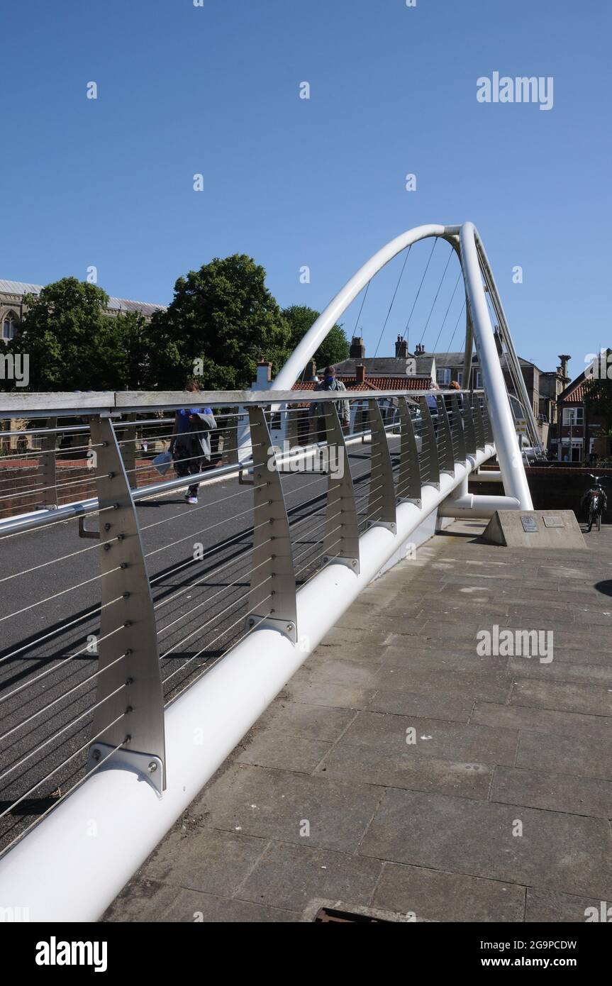 St Botolph's Foot Bridge, Boston, Lincolnshire Stock Photo - Alamy