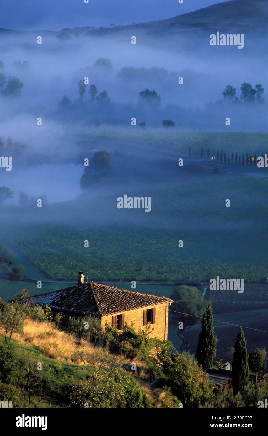 Italy, Tuscany, Sienna province, Crete landscape Stock Photo - Alamy
