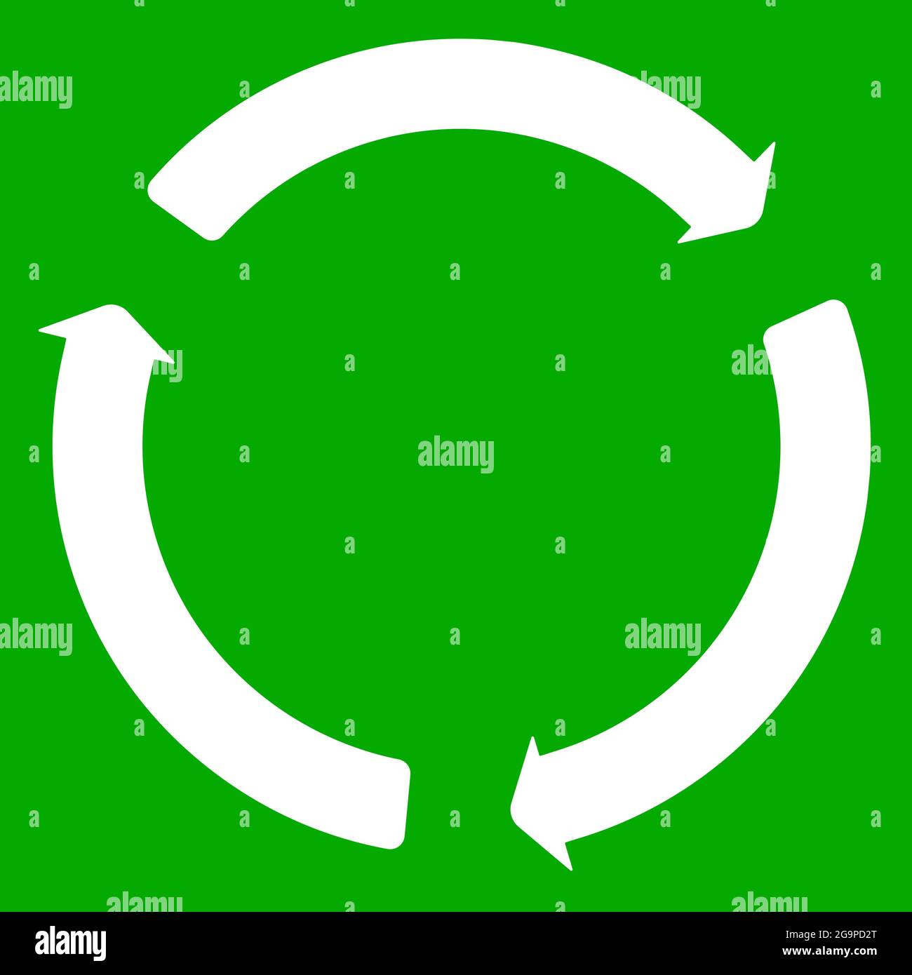 3 recycle arrows, circular pointers – stock vector illustration, clip ...