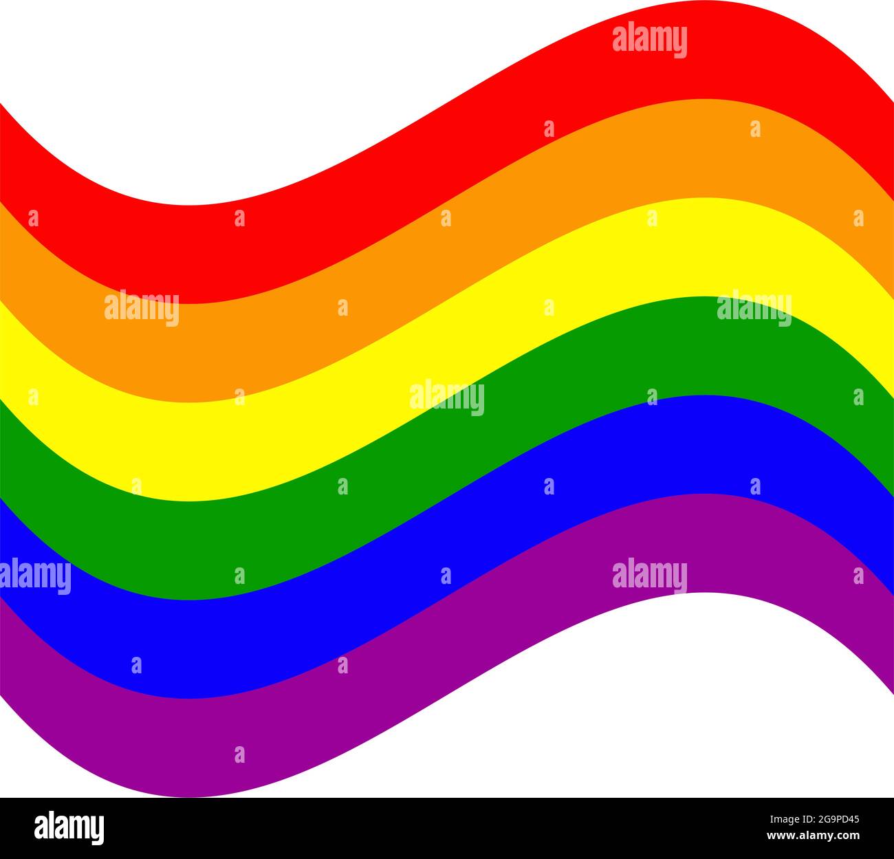 Rainbow abstract design element, icon – stock vector illustration, clip ...