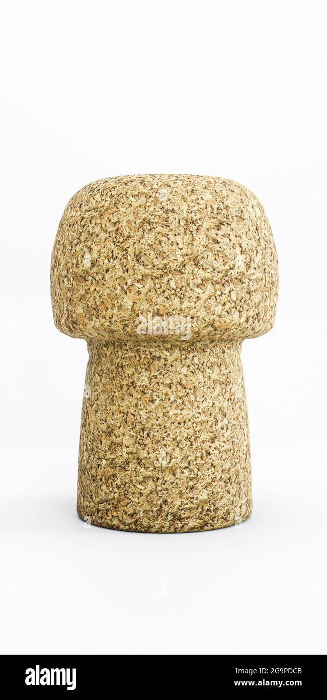 cork cap isolated on white background 3d illustration Stock Photo - Alamy