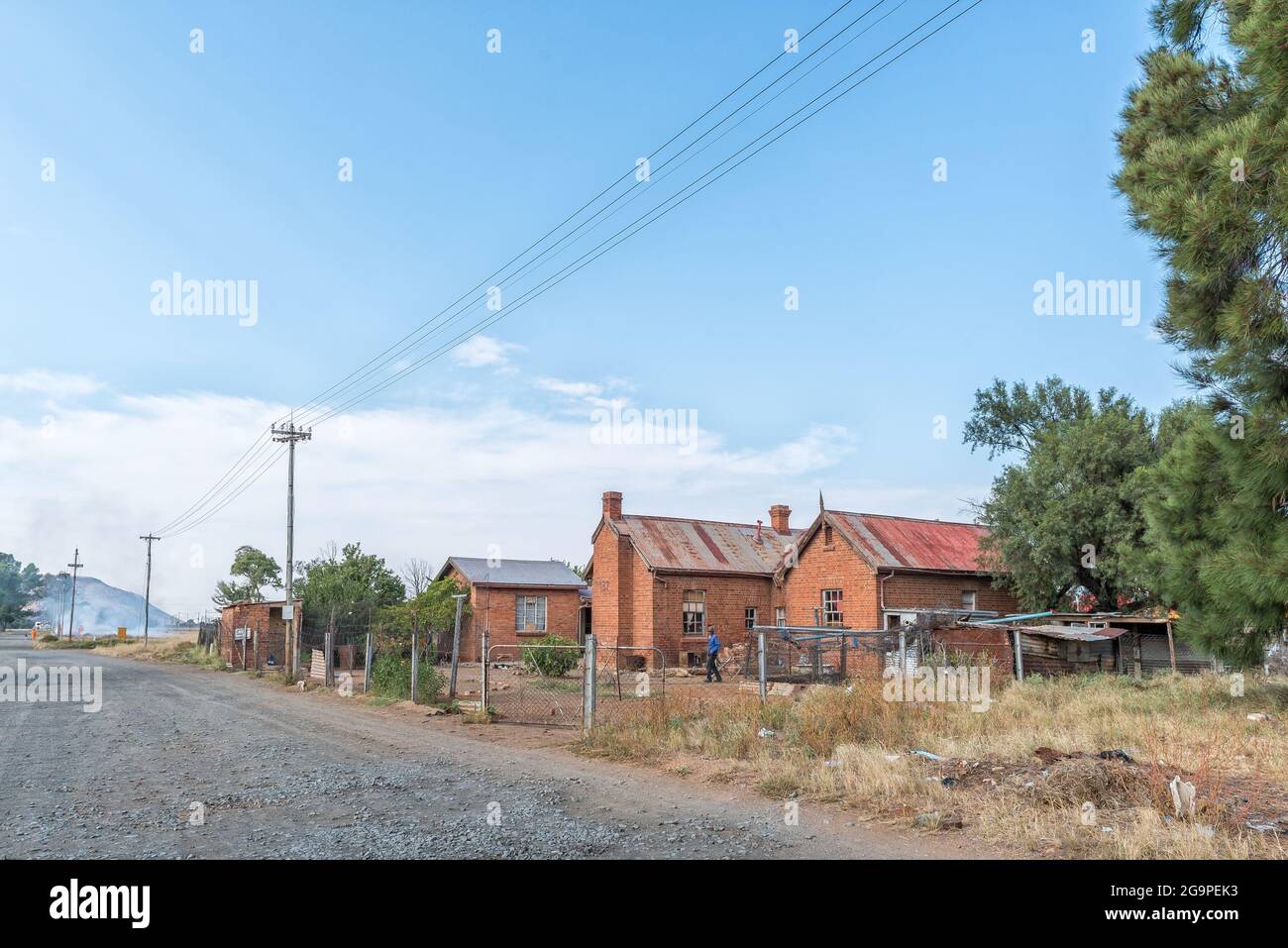 ROSMEAD, SOUTH AFRICA - APRIL 22, 2021: A street scene, with houses and ...