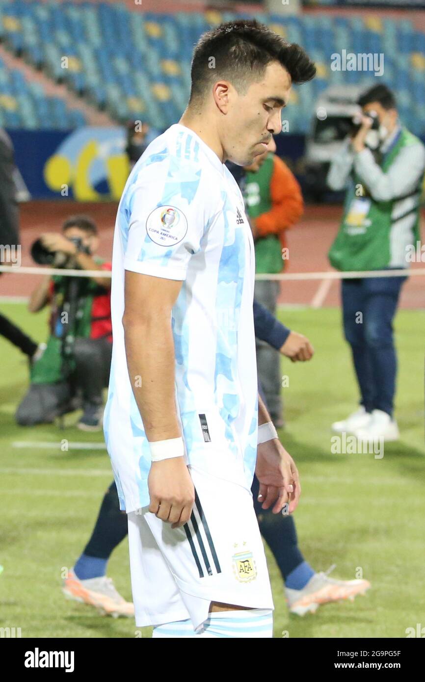 M Acuna of Argentina during the Copa America 2021, quarter final ...