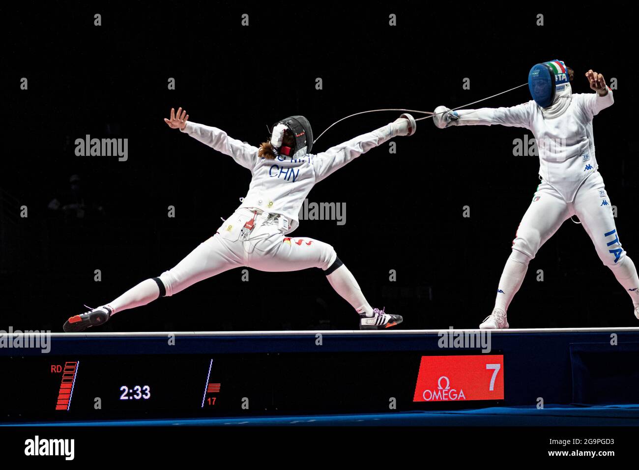 Tokyo, Japan. 27th July 2021. Olympic Games: Fencing, Italy Team (W ...