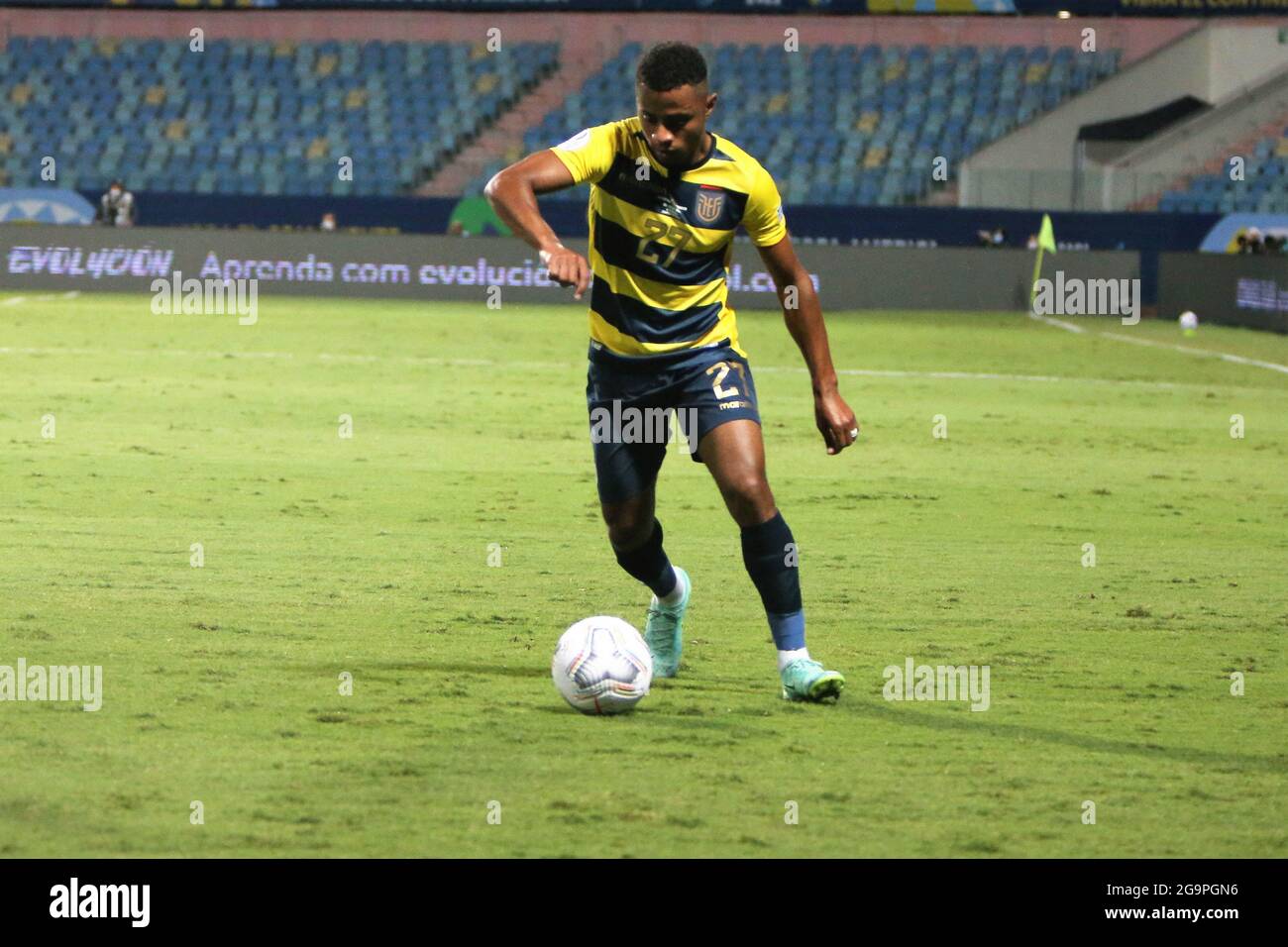 D. Palacios of Ecuador during the Copa America 2021, quarter final ...