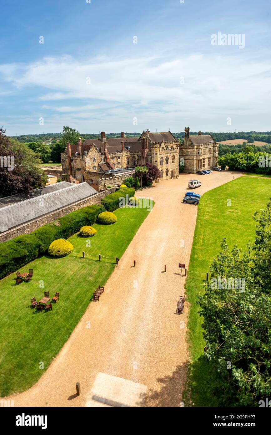 Battle, July 2021: Battle Abbey School in Battle in East Sussex Stock ...