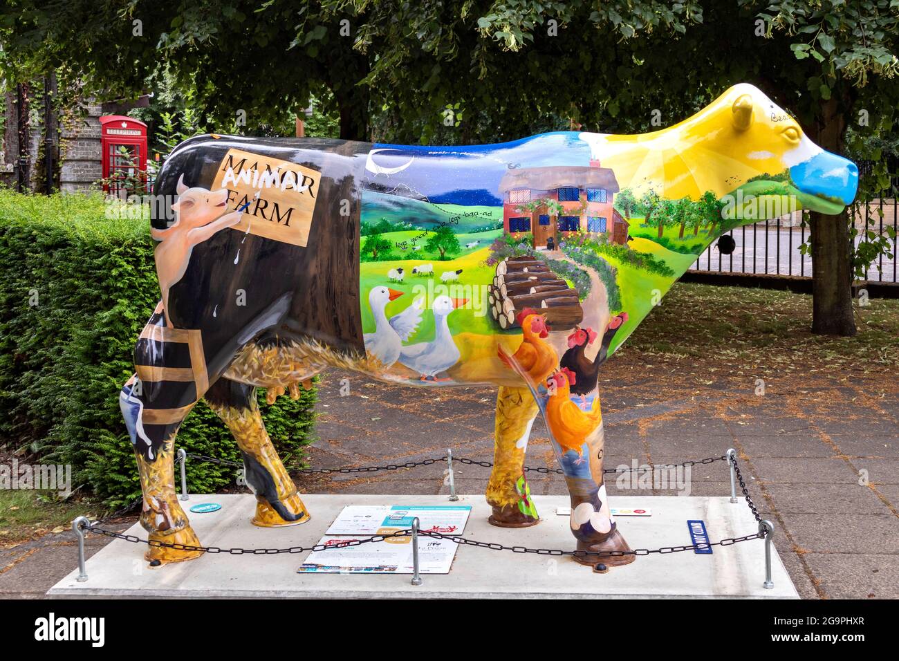CAMBRIDGE ENGLAND COWS ABOUT CAMBRIDGE COW DECORATED WITH STORY FROM ...