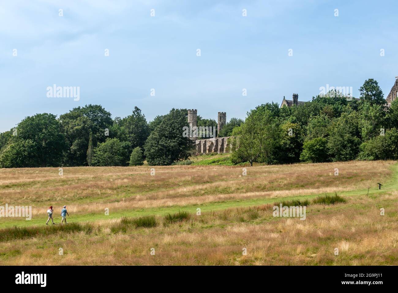 Battle, July 2021: The battlegrounds of Senlac Hill in Battle in East ...