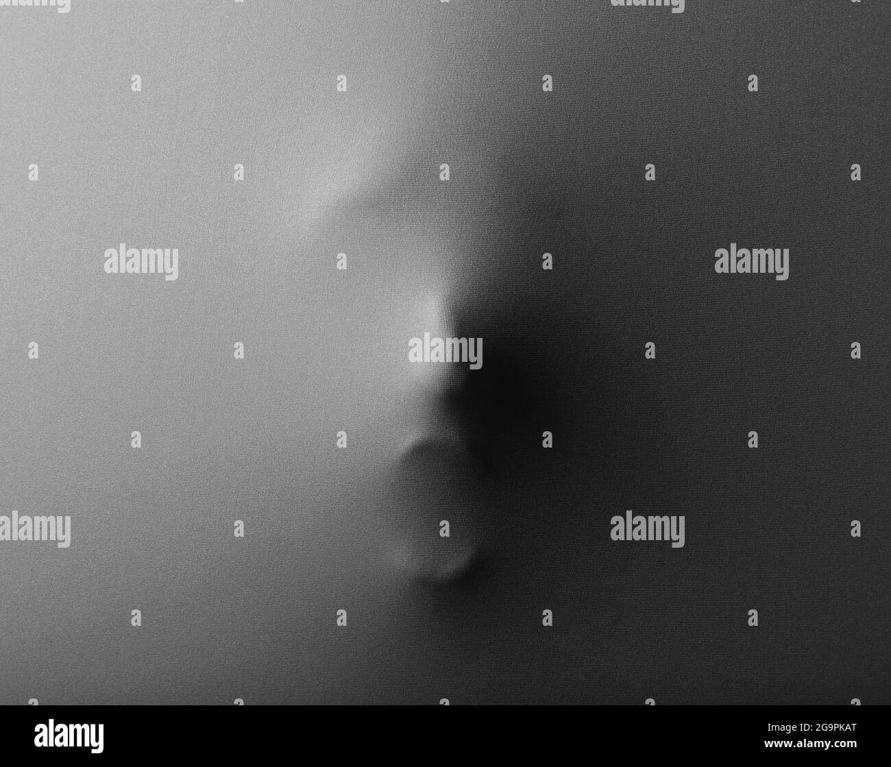 Screaming face through fabric hi-res stock photography and images - Alamy