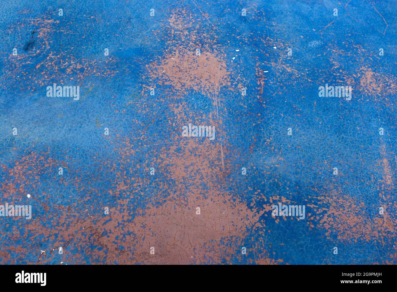 Rusty Blue Metal Stock Photo - Alamy