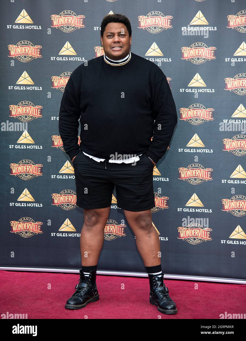 Daniel Jacob attends the "Wonderville" Gala Opening Night at the Palace Theatre in London ...