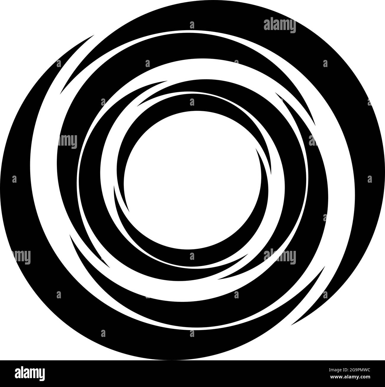 Spiral, swirl, twirl, volute and helix icon, symbol, logo – stock ...