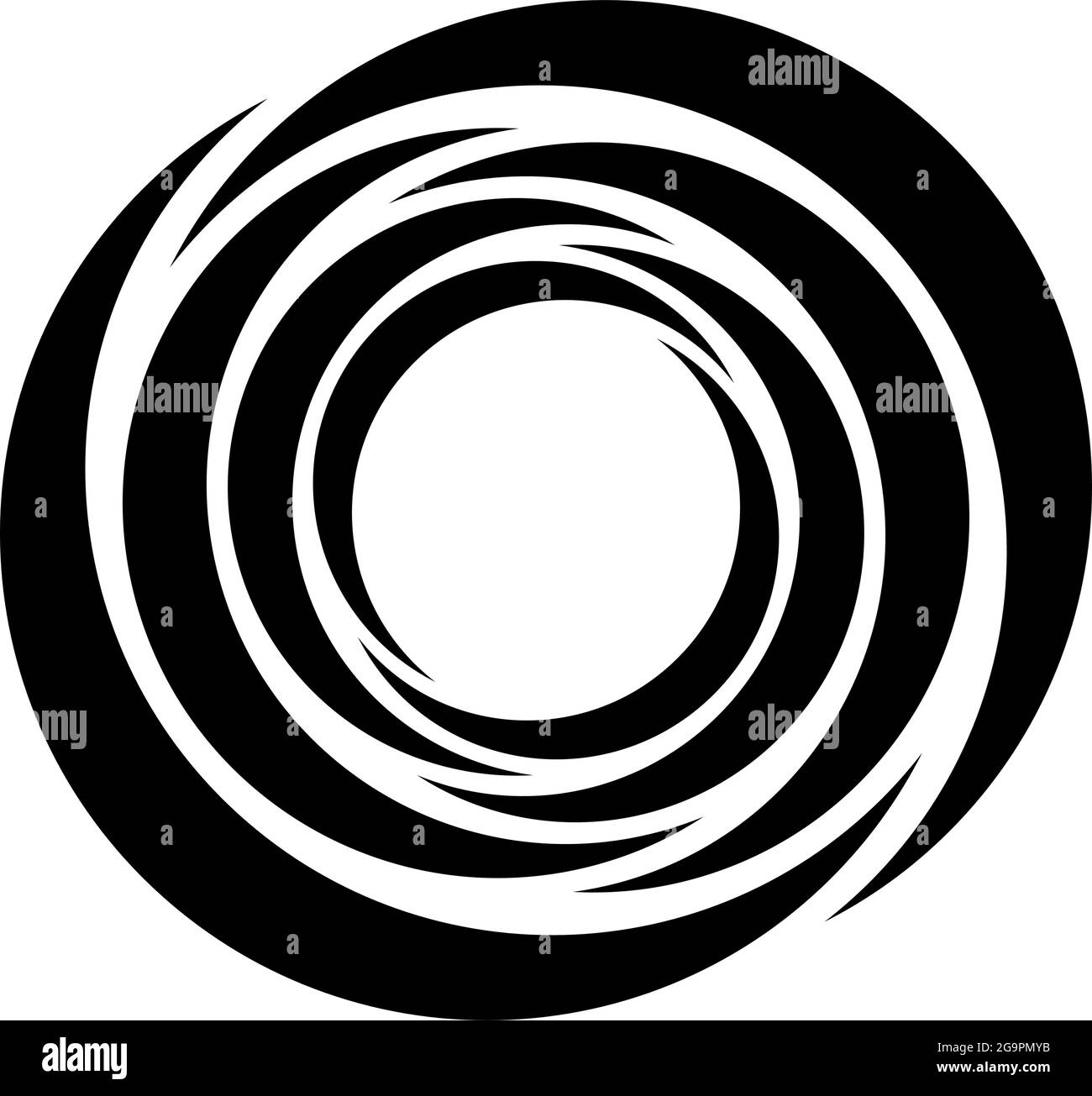 Spiral, swirl, twirl, volute and helix icon, symbol, logo – stock ...
