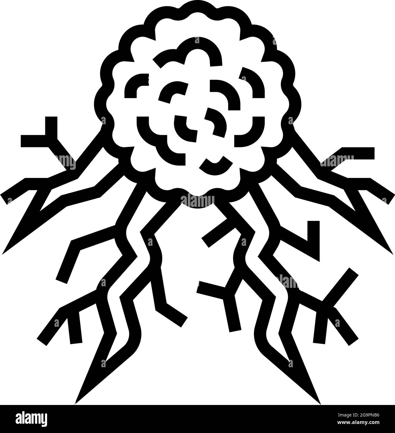 cancer cell line icon vector illustration Stock Vector Image & Art - Alamy