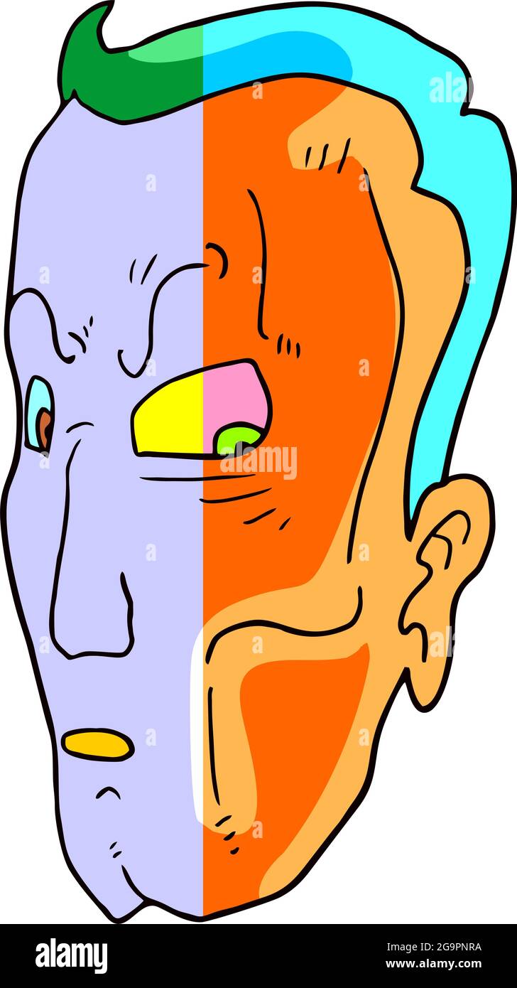 Abstract face Cut Out Stock Images & Pictures - Alamy