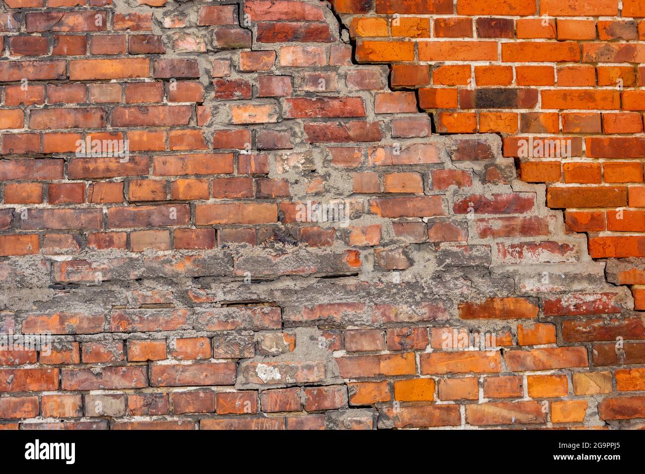 Aged grungy brick wall Stock Photo - Alamy