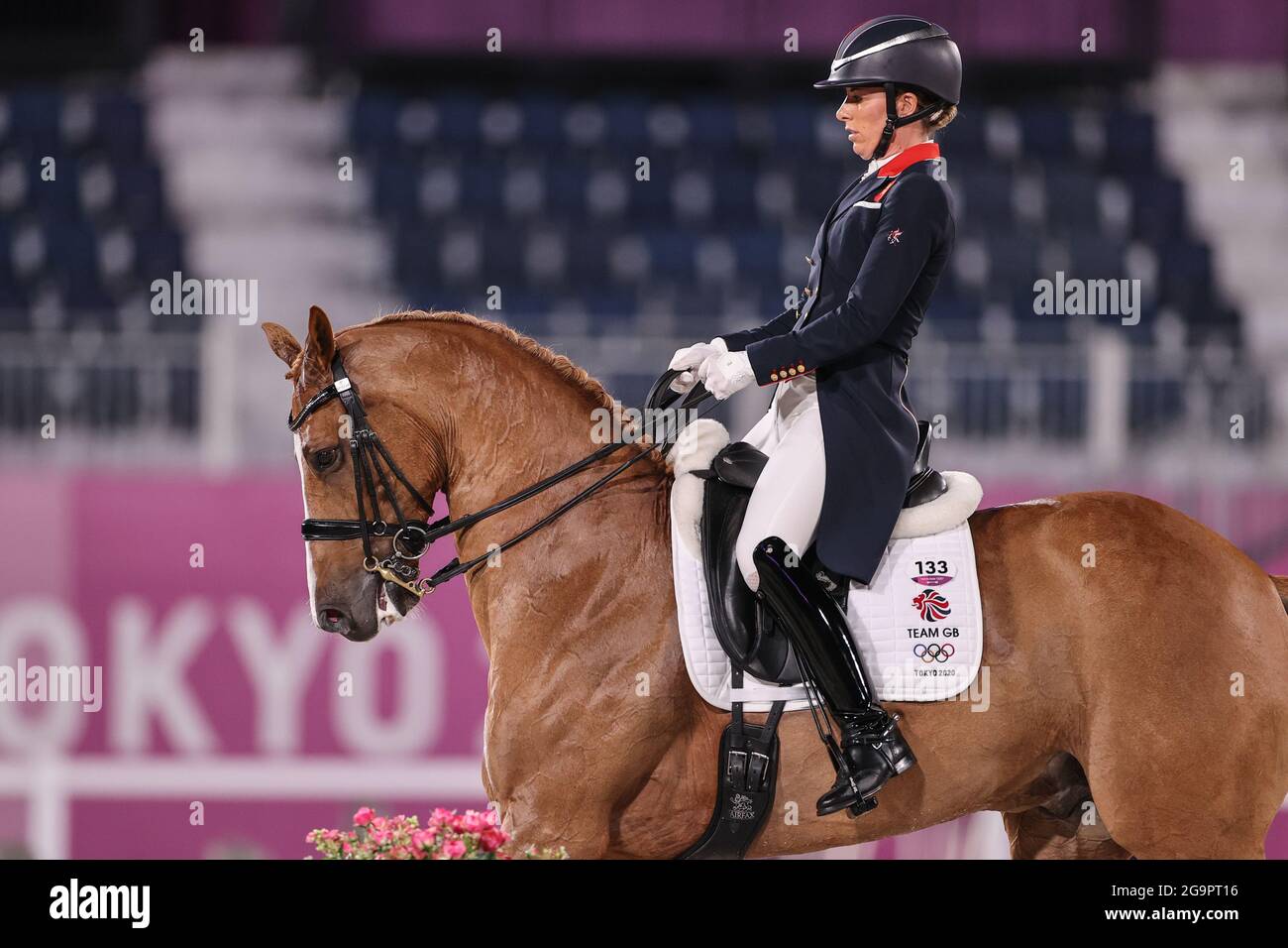 Tokyo, Japan. 27th July, 2021. DUJARDIN Charlotte (GBR) Equestrian ...
