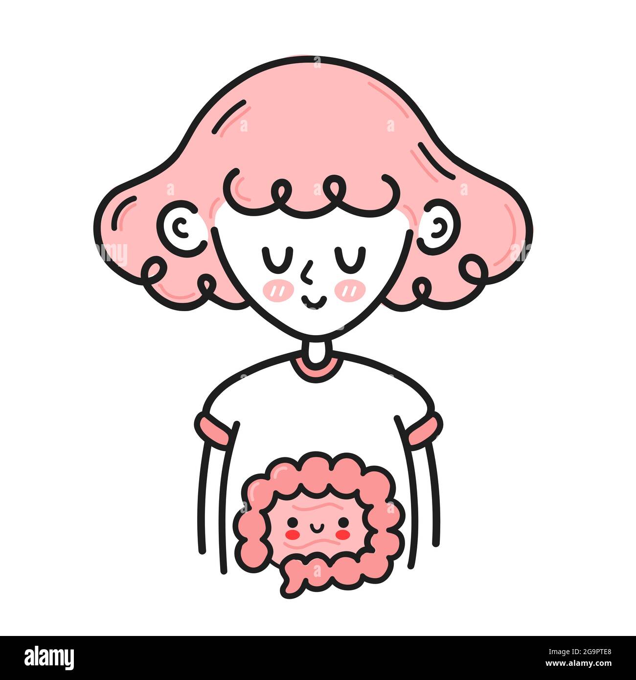 Large intestine icon hi-res stock photography and images - Alamy