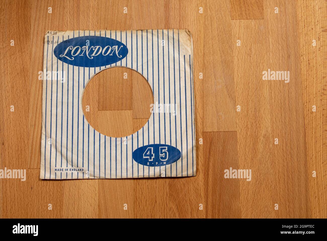 Paper sleeve for a 45 single in the 1960s from the London record label ...