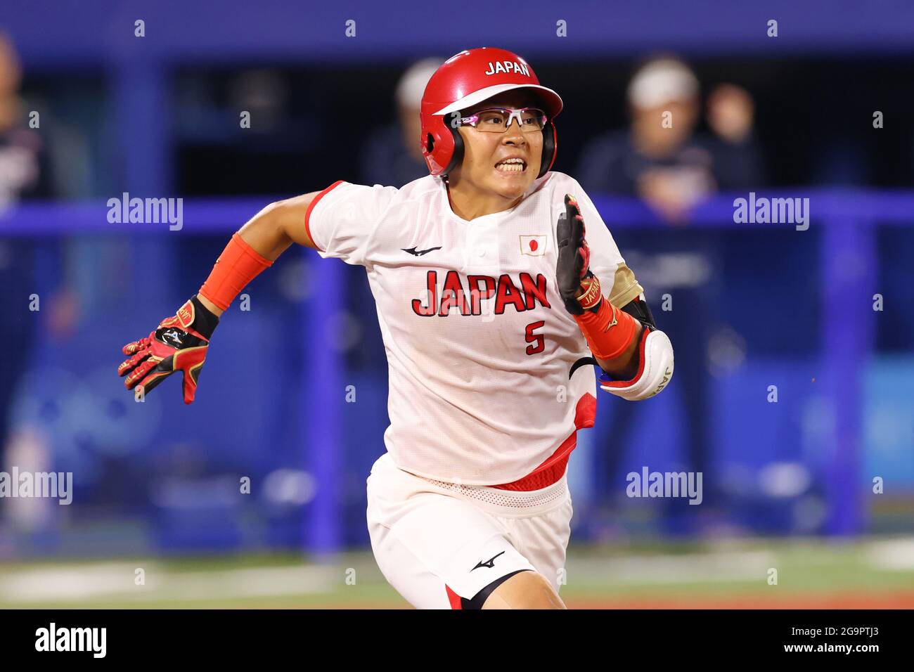 Kanagawa, Japan. 27th July, 2021. Yu Yamamoto (JPN) Softball : Final ...