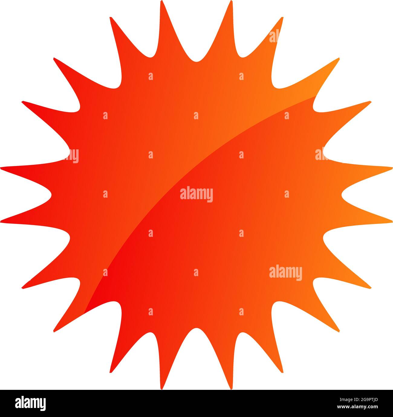 Price tag, label. Starburst, sunburst element. Price flash sticker ...
