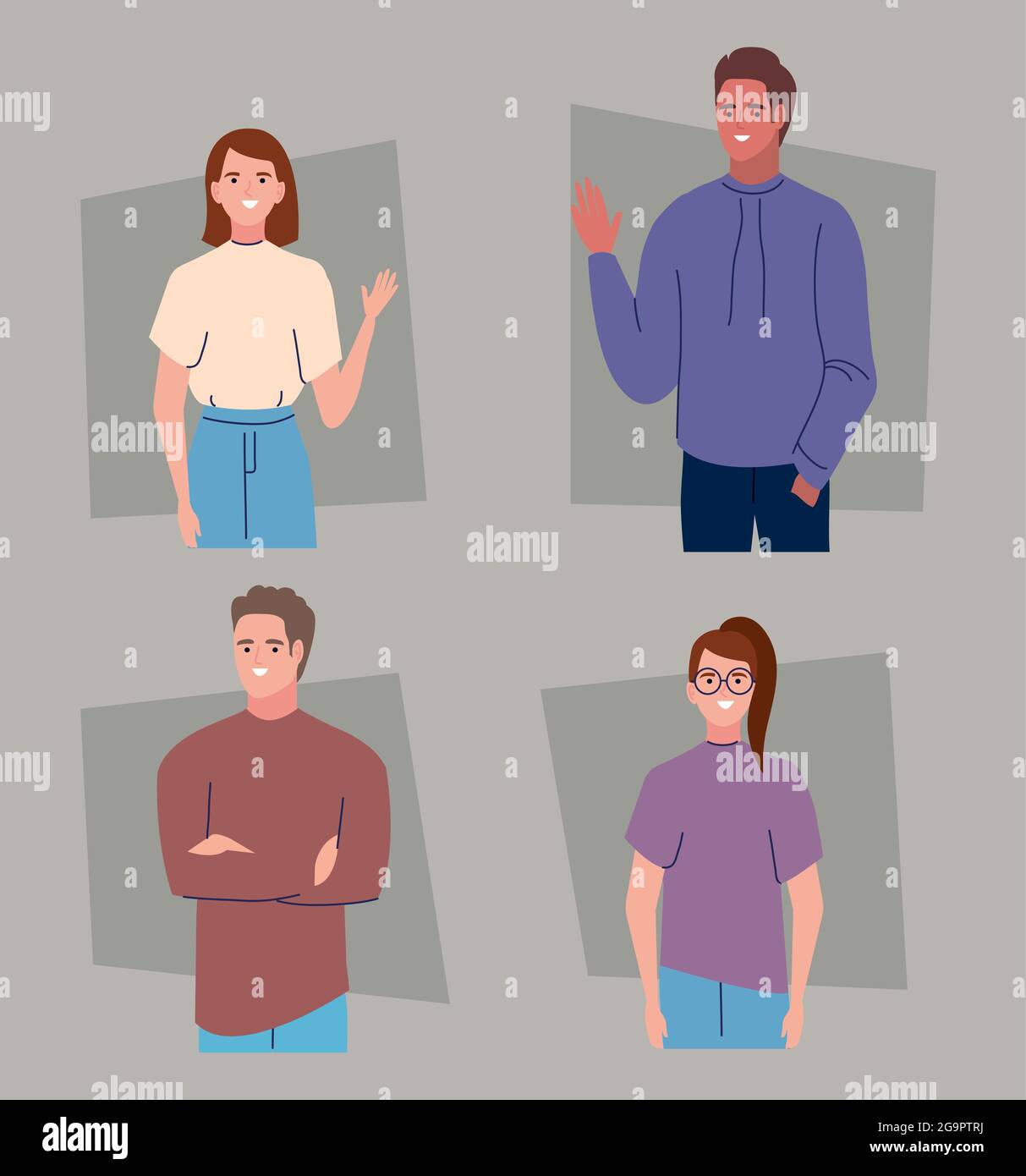 icons people in different poses Stock Vector Image & Art - Alamy