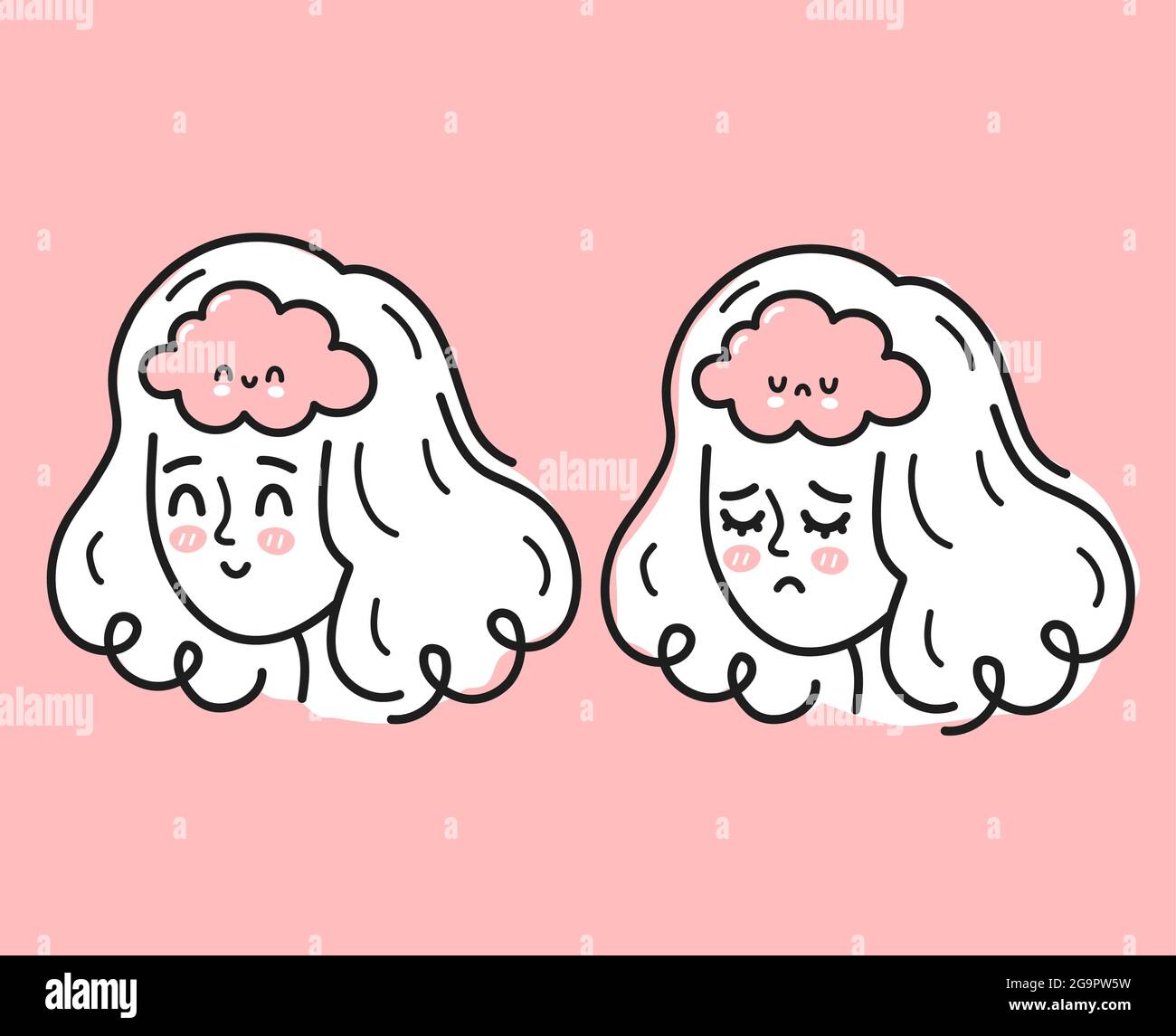 Despair mind Stock Vector Images - Alamy