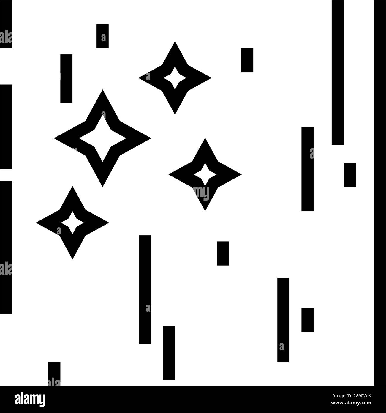 polished concrete line icon vector illustration Stock Vector Image ...