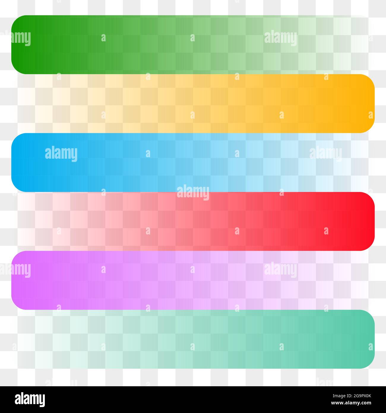 Alternating bars, rectangles simple infographic banner template – stock ...