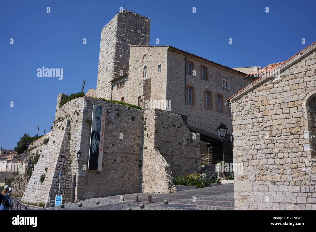 Antibes, France - June 13, 2021 - the Grimaldi Castle - museum of Pablo ...