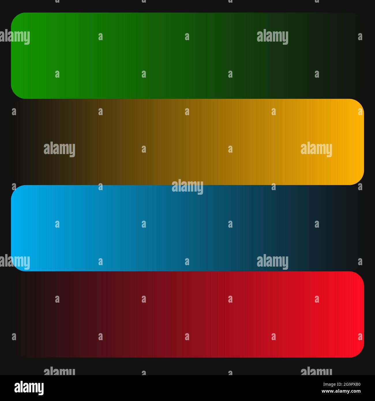 Alternating bars, rectangles simple infographic banner template – stock ...