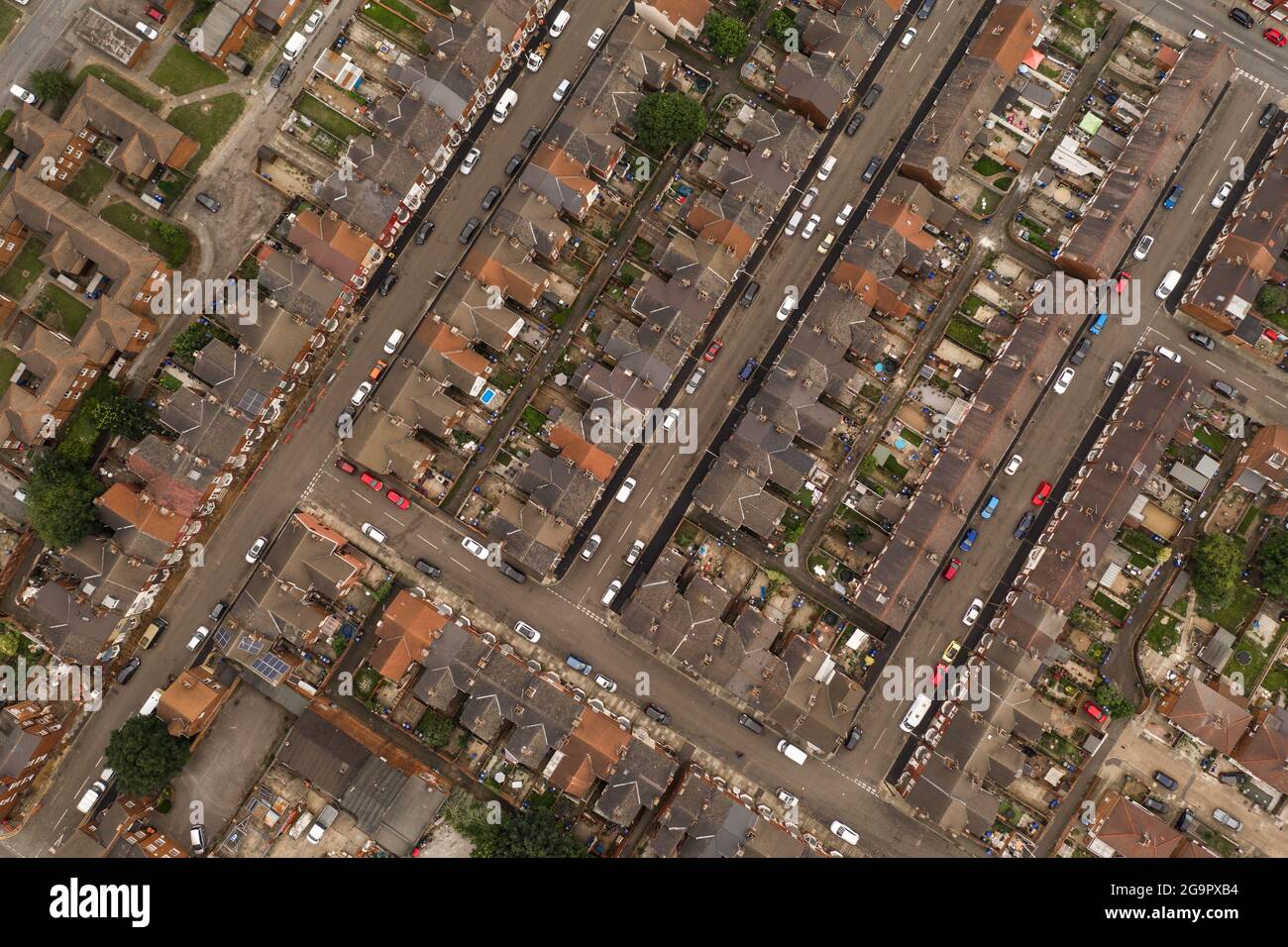 Aerial view of doncaster town hi-res stock photography and images - Alamy