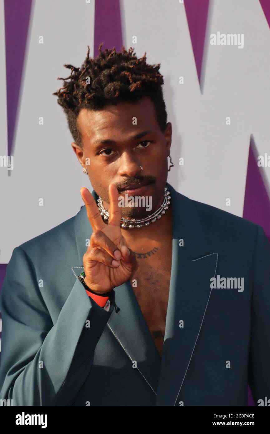Duckwrth at the World Premiere of Warner Bros. Pictures "Space Jam: A ...