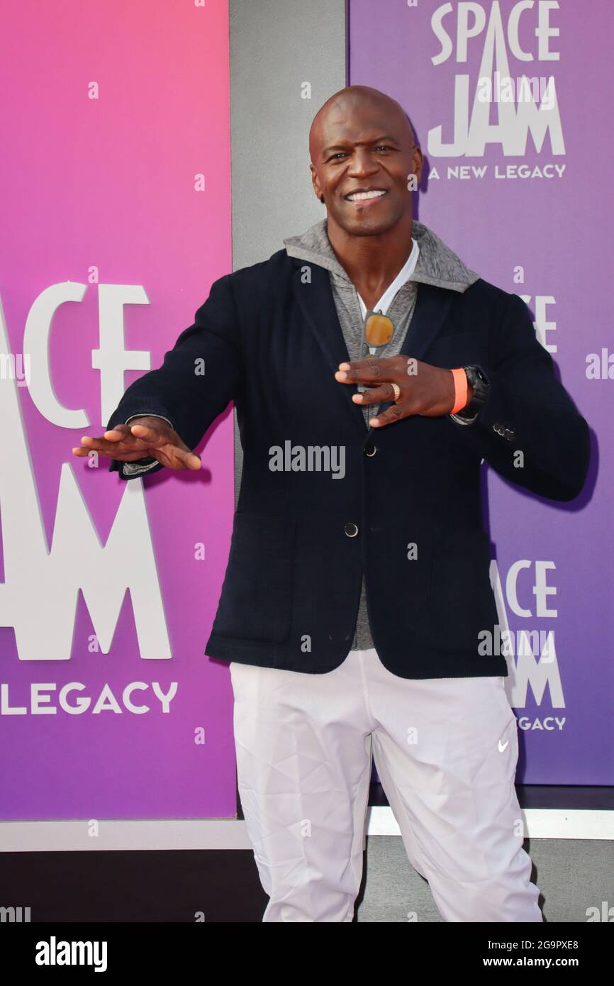 Terry Crews at the World Premiere of Warner Bros. Pictures "Space Jam ...