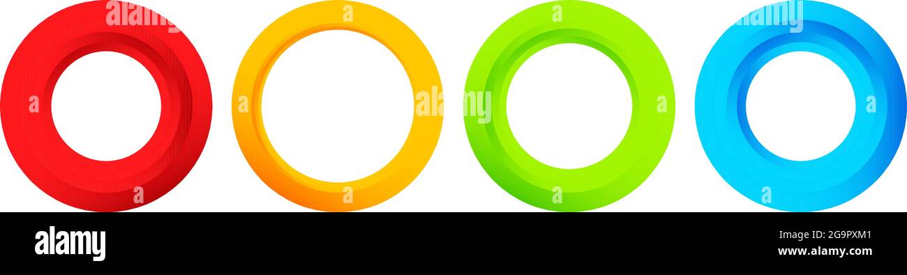 Abstract circle, rings icon, symbol, design element – stock vector ...