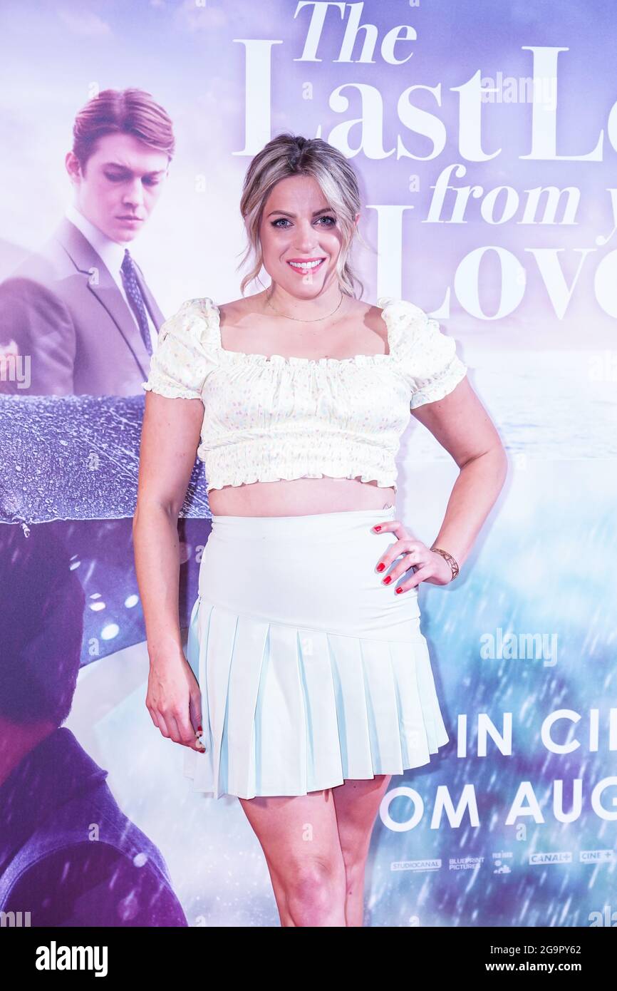Olivia Cox attending the Last Letter From Your Lover UK Premiere held ...