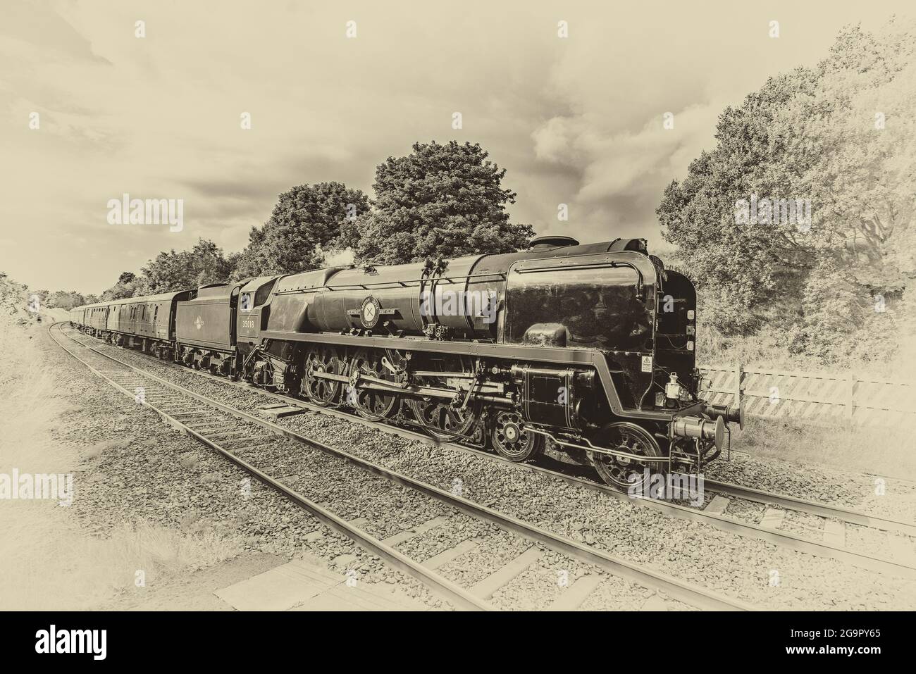 British india line on the settle carlisle railway 27 7 21 hi-res stock ...