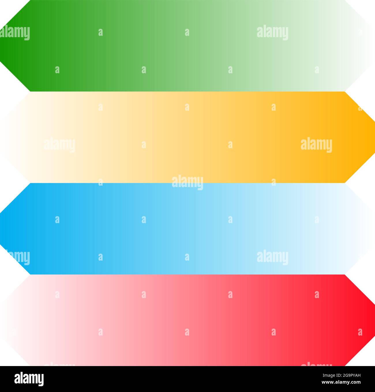Alternating bars, rectangles simple infographic banner template – stock ...