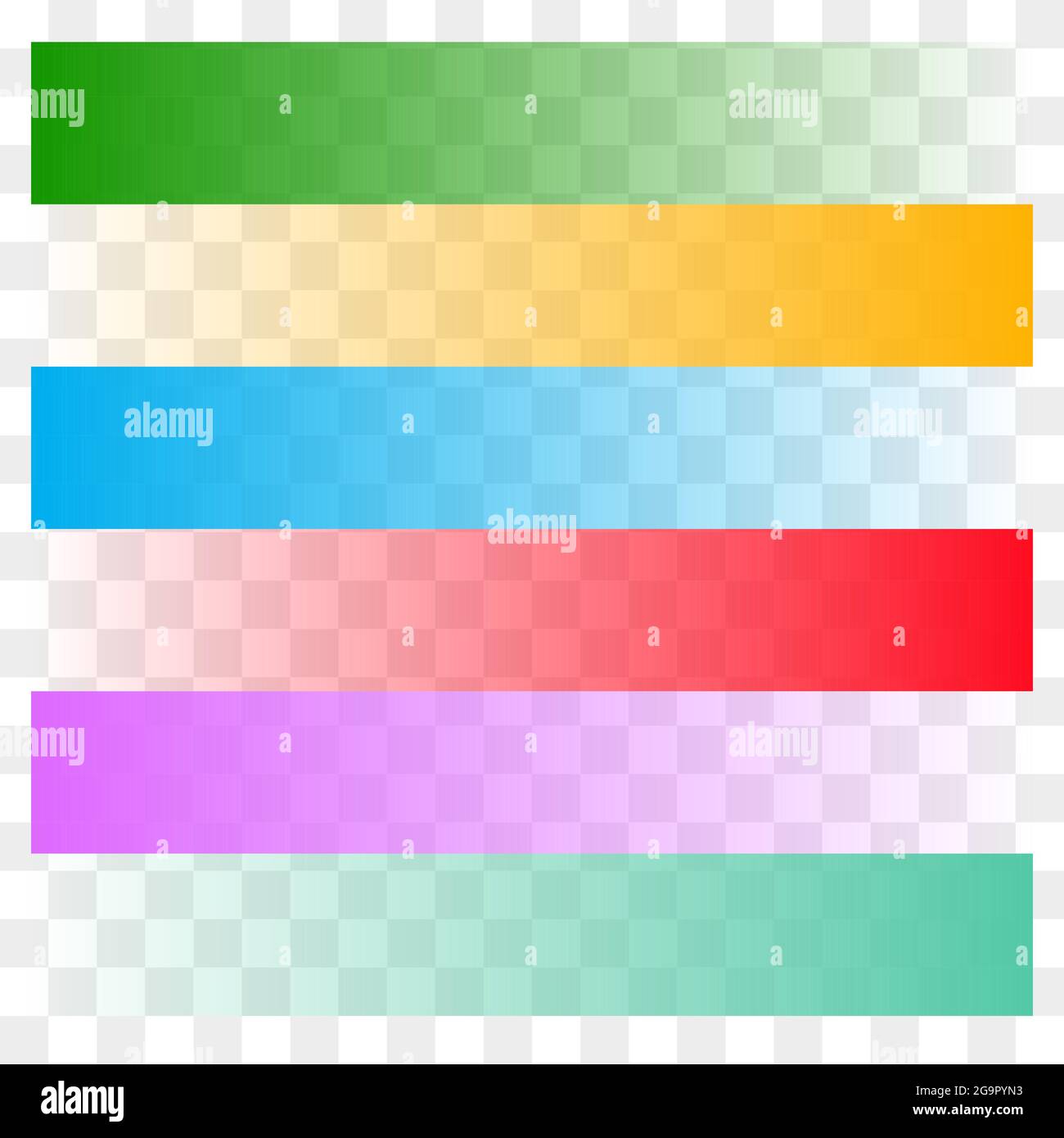 Alternating bars, rectangles simple infographic banner template – stock ...