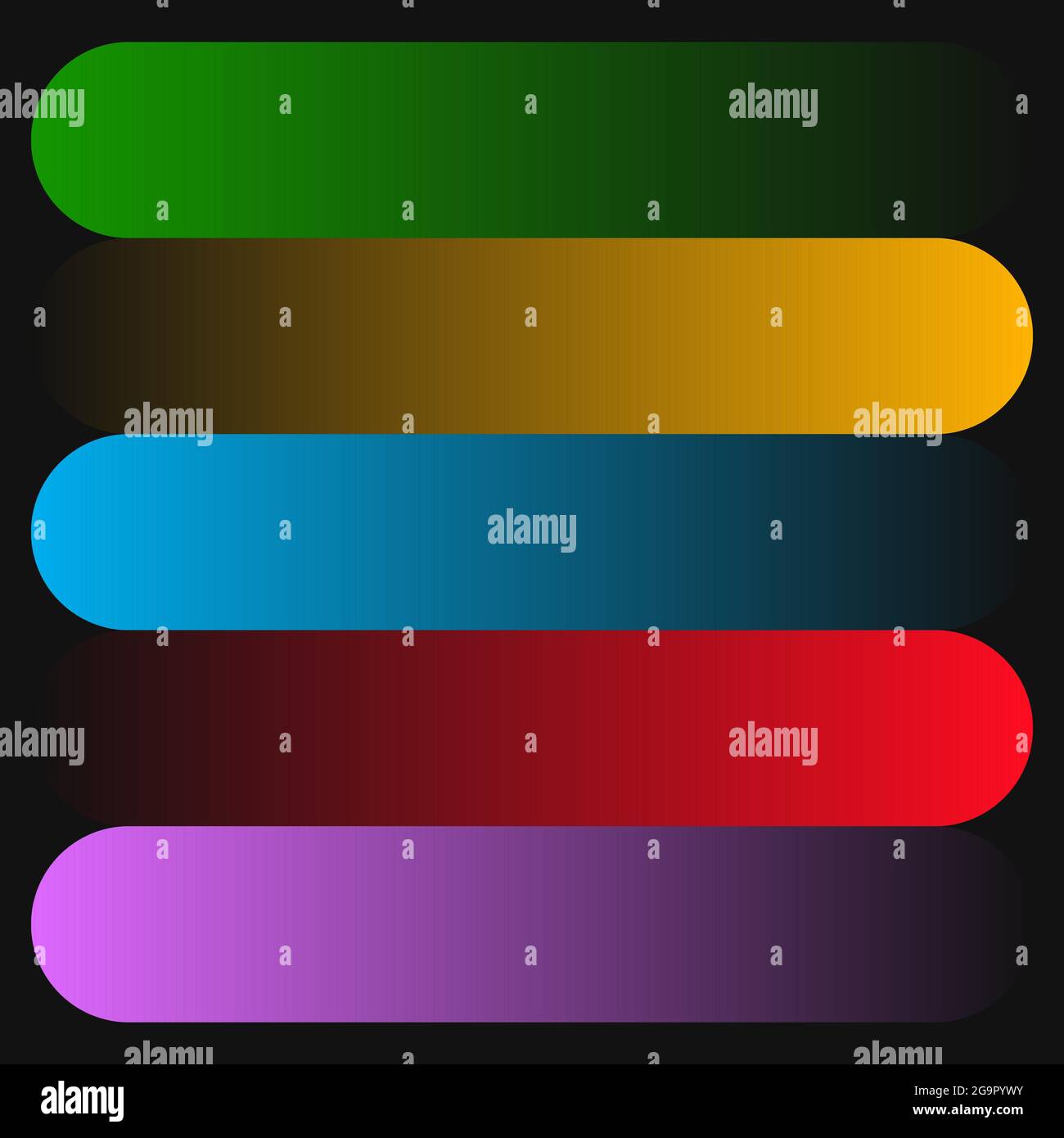 Alternating bars, rectangles simple infographic banner template – stock ...