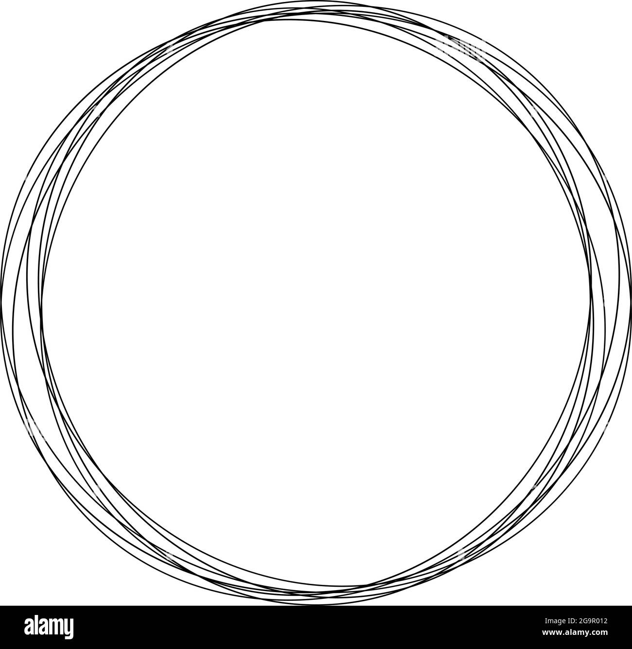 Scribble, doodle, sketchy and sketch circles – stock vector ...