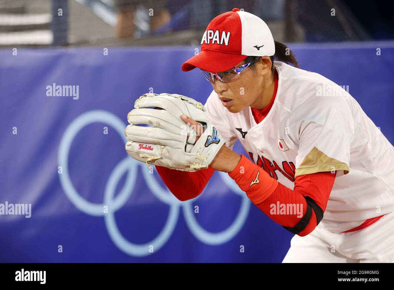 Kanagawa, Japan. 27th July, 2021. Yukiko Ueno (JPN) Softball : Final ...