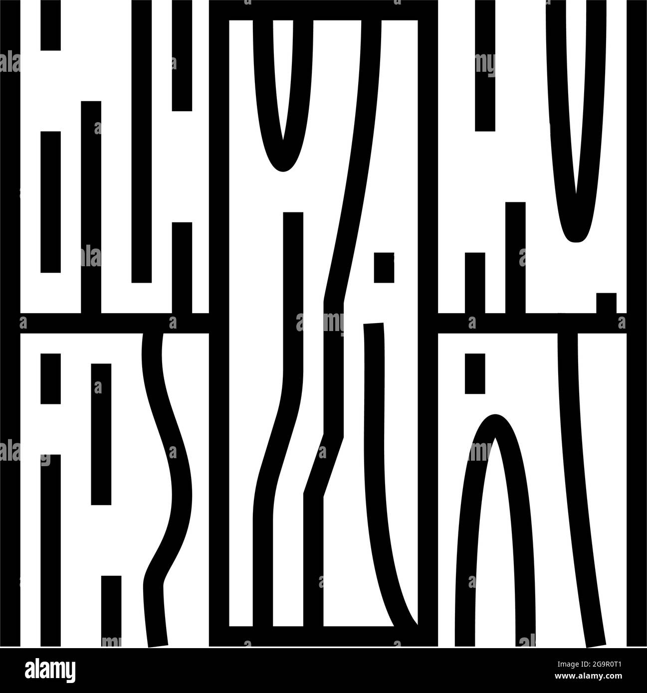 wooden floor line icon vector illustration Stock Vector Image & Art - Alamy